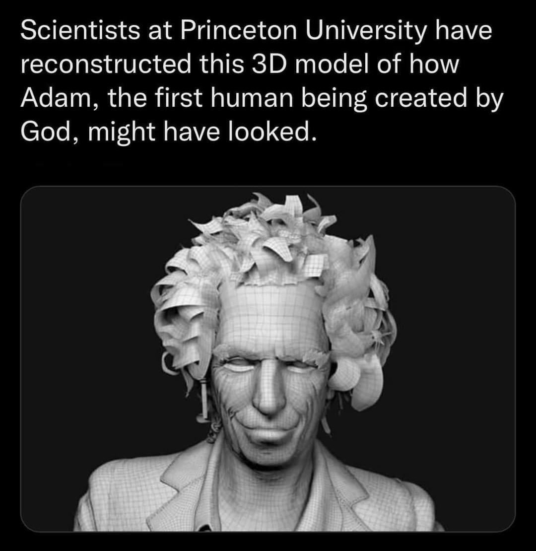 3D model of how Adam might have looked - Fishmore and Dolittle Pty Ltd